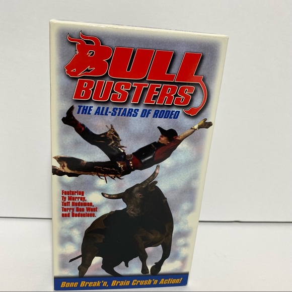 Other | Vhs Bull Busters The All Stars Of Rodeo Vhs 1998 | Poshmark